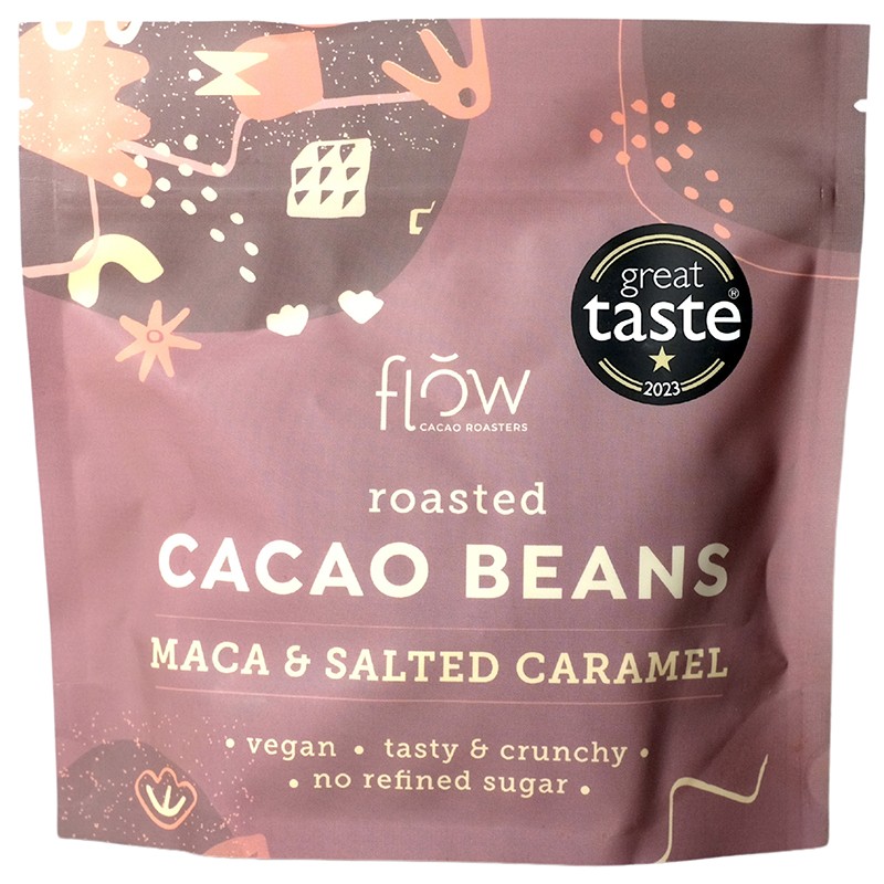 Какаови Зърна със Солен Карамел и Мака от Flow Cacao Roasters - eBag.bg