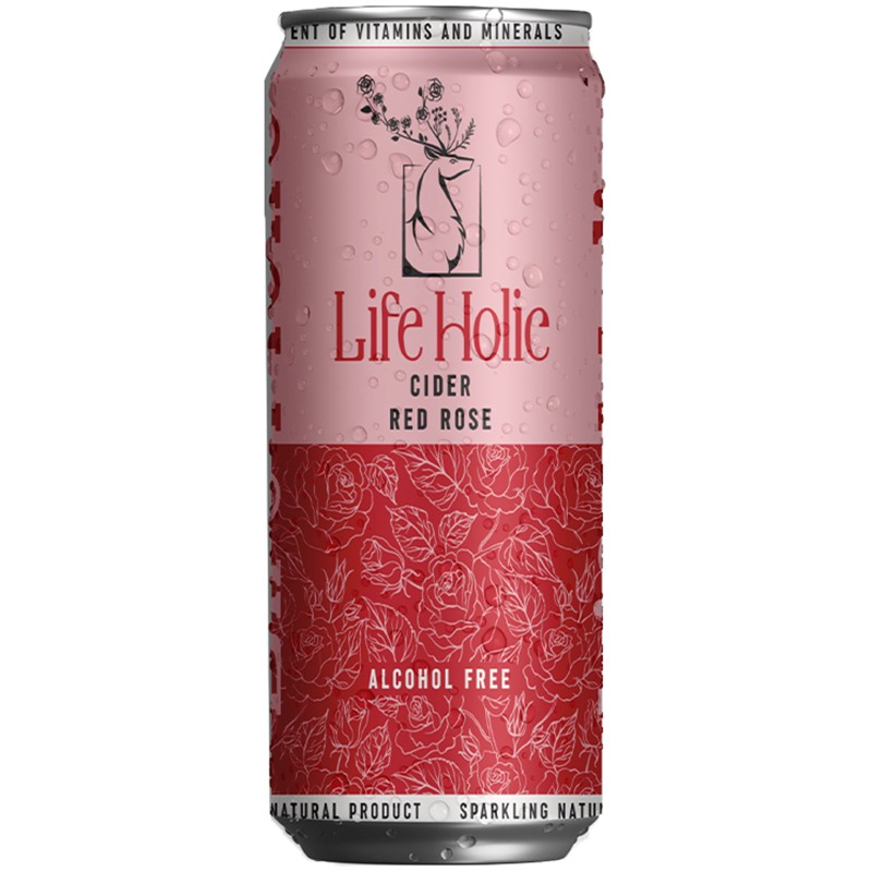 Безалкохолен Сайдер Life Holic Червена Роза - eBag.bg