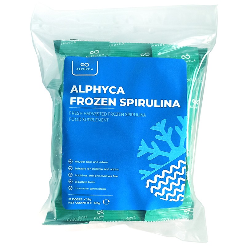 Свежа Спирулина Alphyca Замразена 10 Дози - eBag.bg