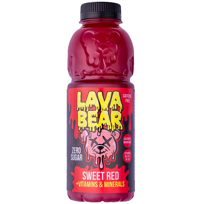 Безалкохолна Напитка Lava Bear Драконов Плод и Лимонада с Витамини и Минерали без Добавена Захар ...