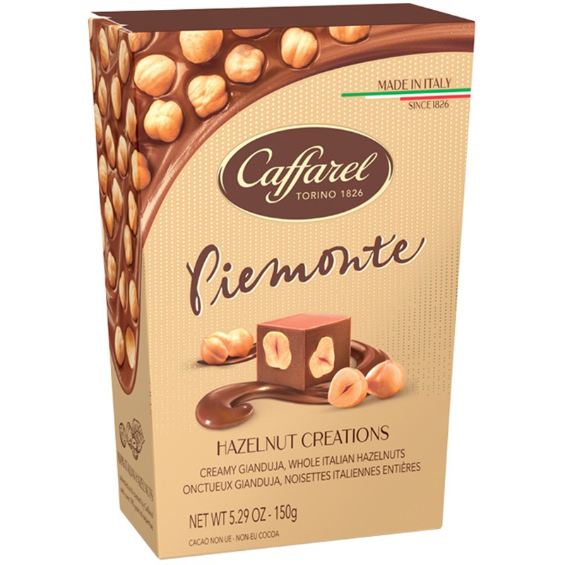 Шоколадови Бонбони Caffarel Hazelnut Creations Piemonte с Лешници с ...