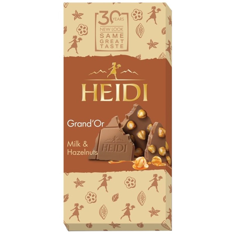 Шоколад Heidi Grand'Or Млечен с Цели Лешници с цена 7.79 лв. - eBag.bg