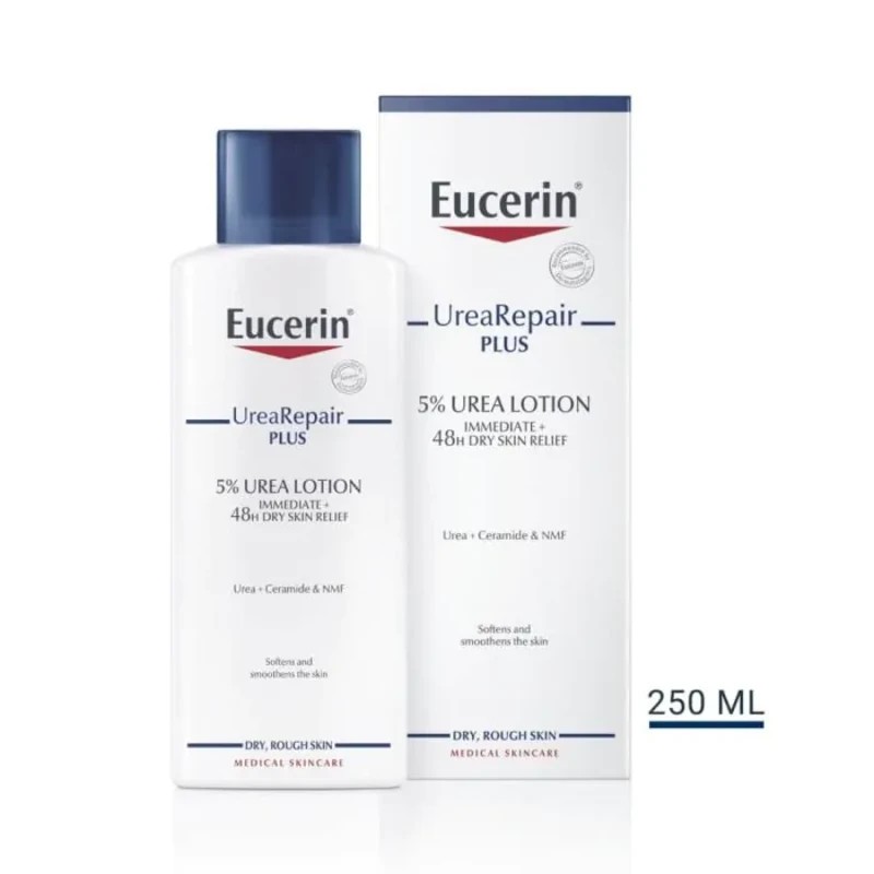 Eucerin Urearepair Хидратиращ Лосион С 5% Урея 250 Мл с цена 29.49 лв. - Benu - eBag.bg