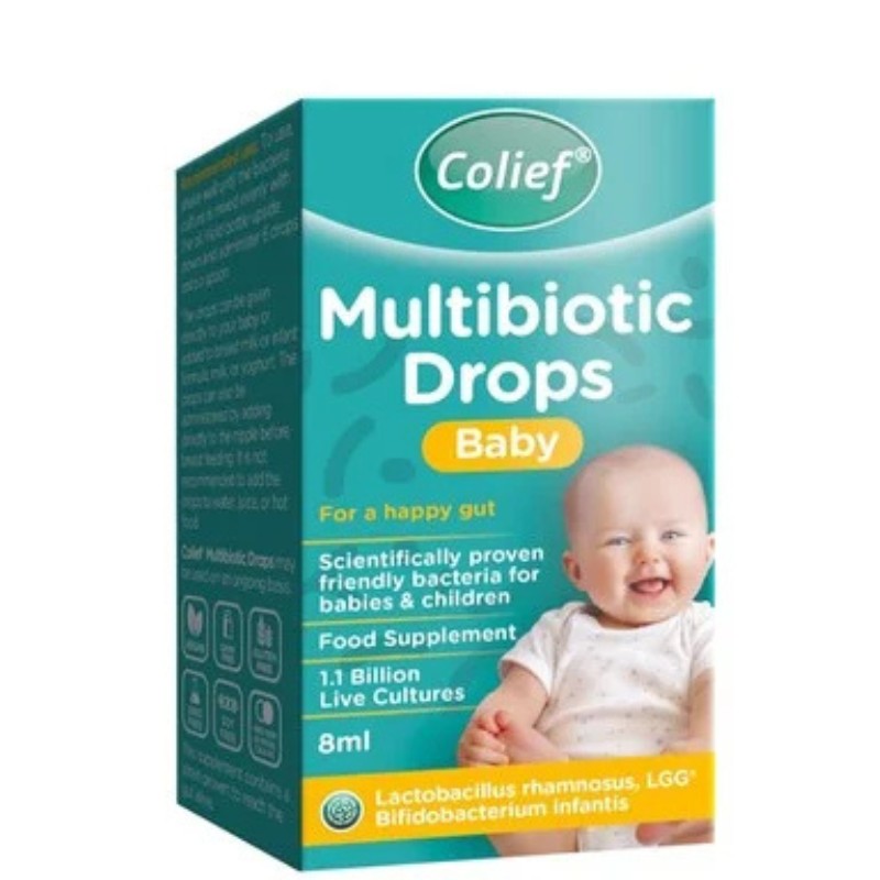 Colief Multibiotic Пробиотични Капки За Балансиран Микробиом 8мл - Benu ...