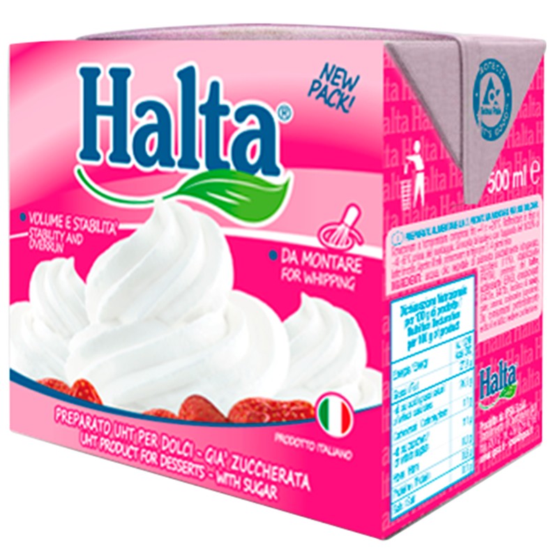 Сладкарски Продукт Halta Кремообразен Растителен 27.9% UHT с цена 6.29 ...