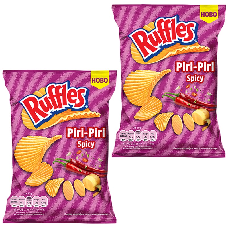Чипс Ruffles Piri Piri Spicy - eBag.bg