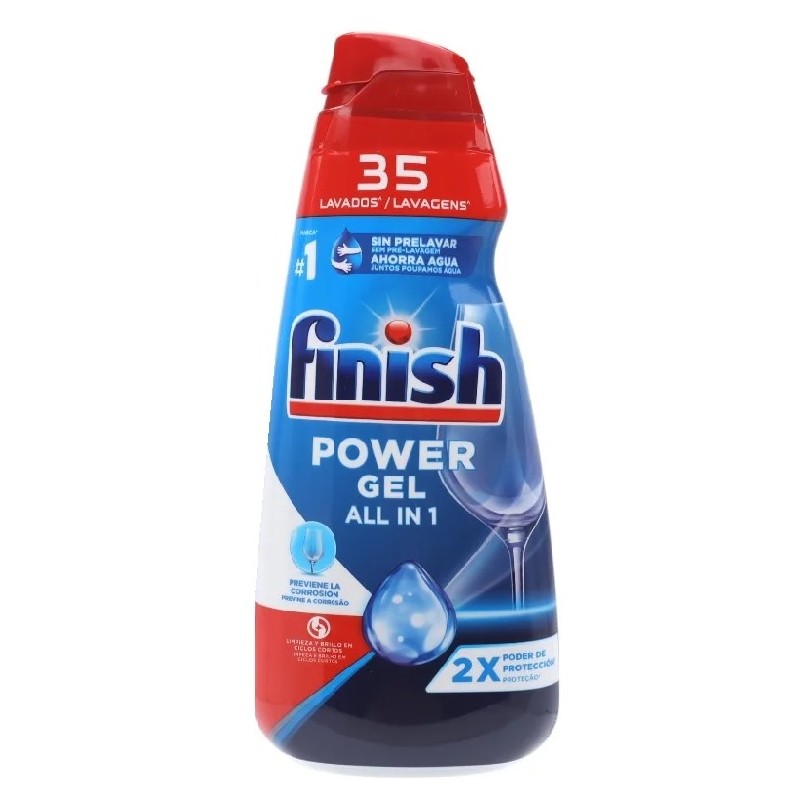 Гел за Съдомиялна Finish All in 1 Max Power Gel 700 мл - eBag.bg