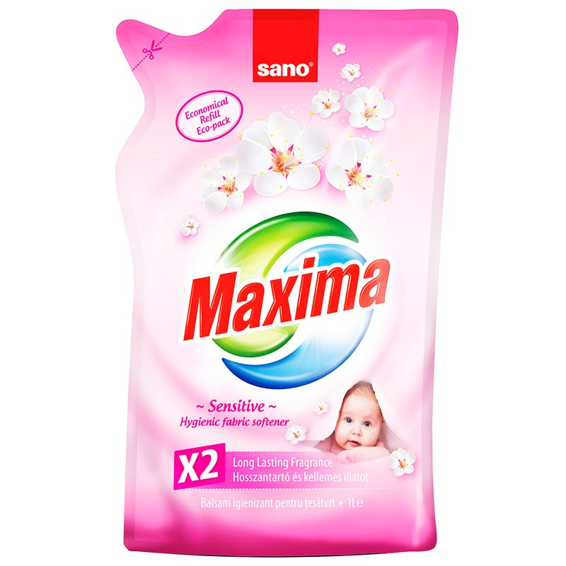 Омекотител Sano Maxima Sensitive 1л - eBag.bg