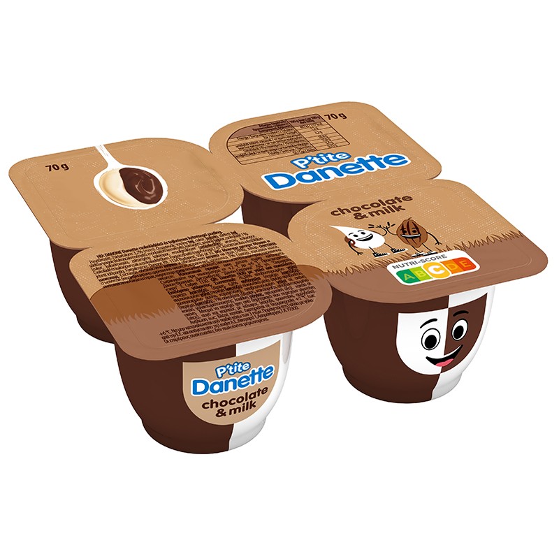 Десерт Danette Duo Шоколад и Мляко - eBag.bg